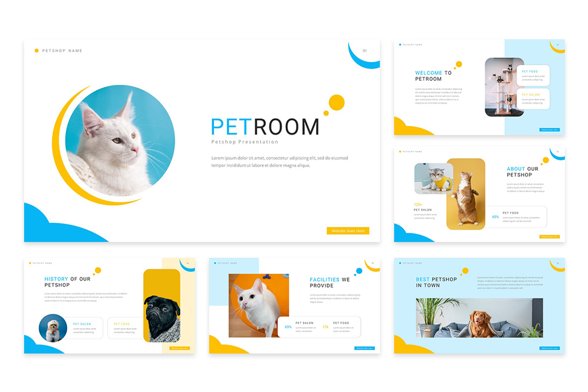 Petroom Petshop Google Slides Template