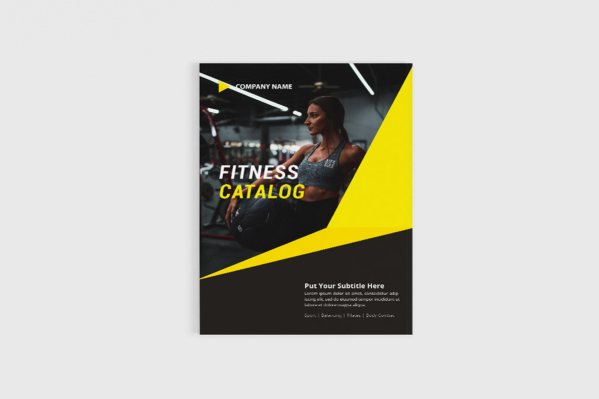 Fitness Catalog Brochure, a Brochure Template by AQR Studio