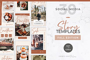 Instagram Stories for Canva | Fall, a Social Media Template by Thirty ...