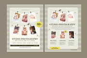 Newborn Photographer Flyer, a Flyer Template by Guuver