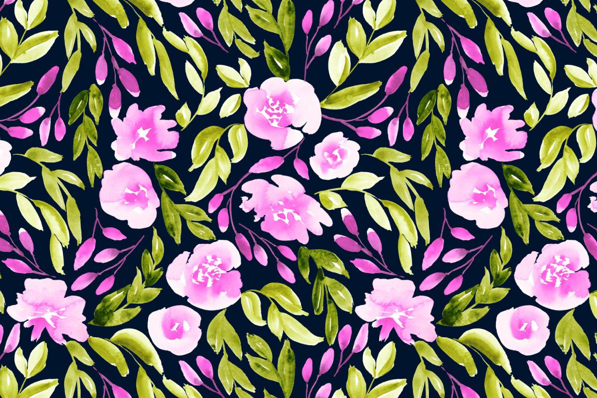 Pink and chartreuse, a Pattern Graphic by Anya-D