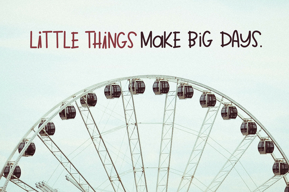 Playdate All Caps Font, a Font by Sweet Fig | Creative Market