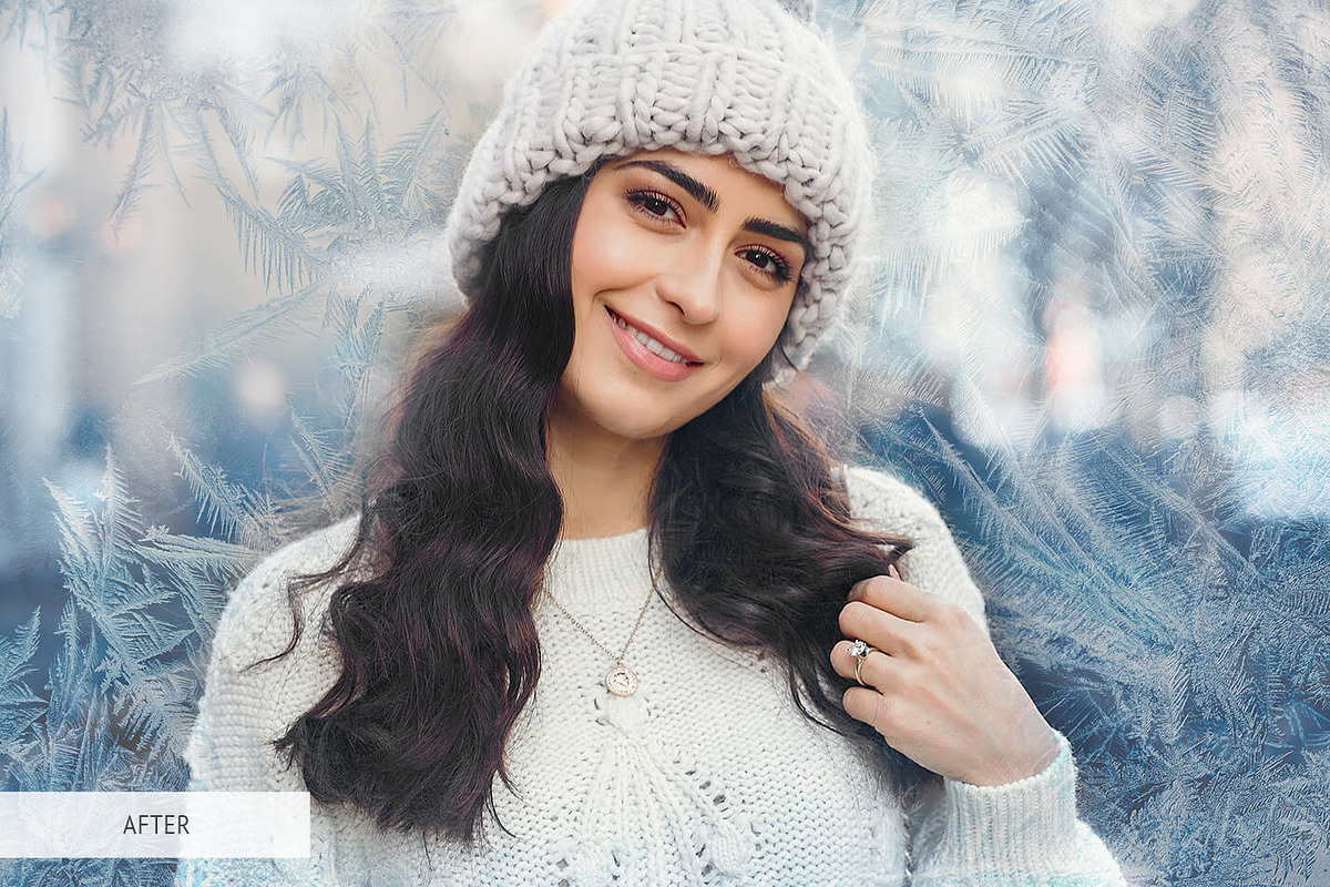 Ice Photoshop Overlays, a Plug-in Add-On by FixThePhoto | Creative Market