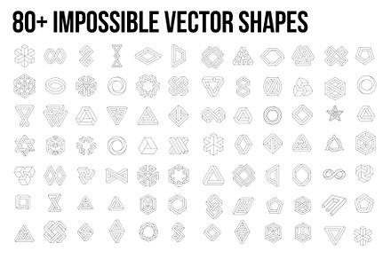 100+ Vector Shapes Vol. 2 | Creative Market