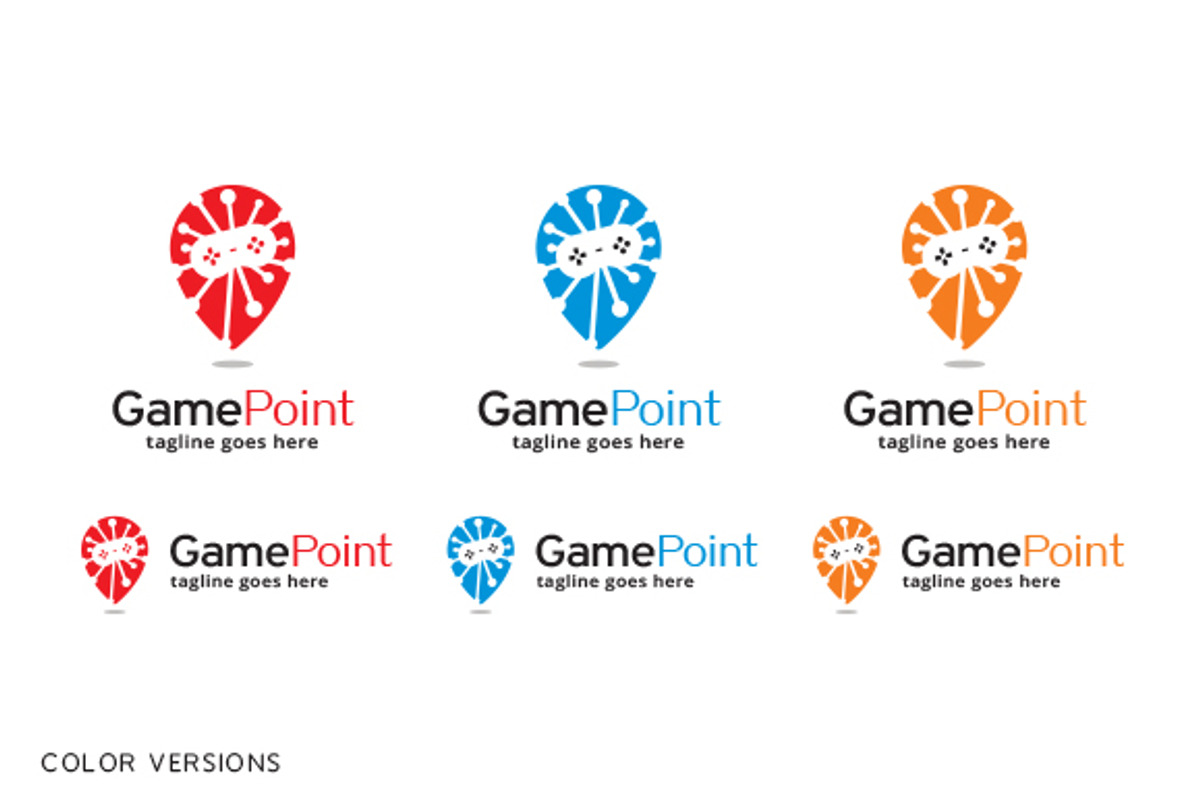 Game Point Logo Template, a Branding & Logo Template by gunaonedesign
