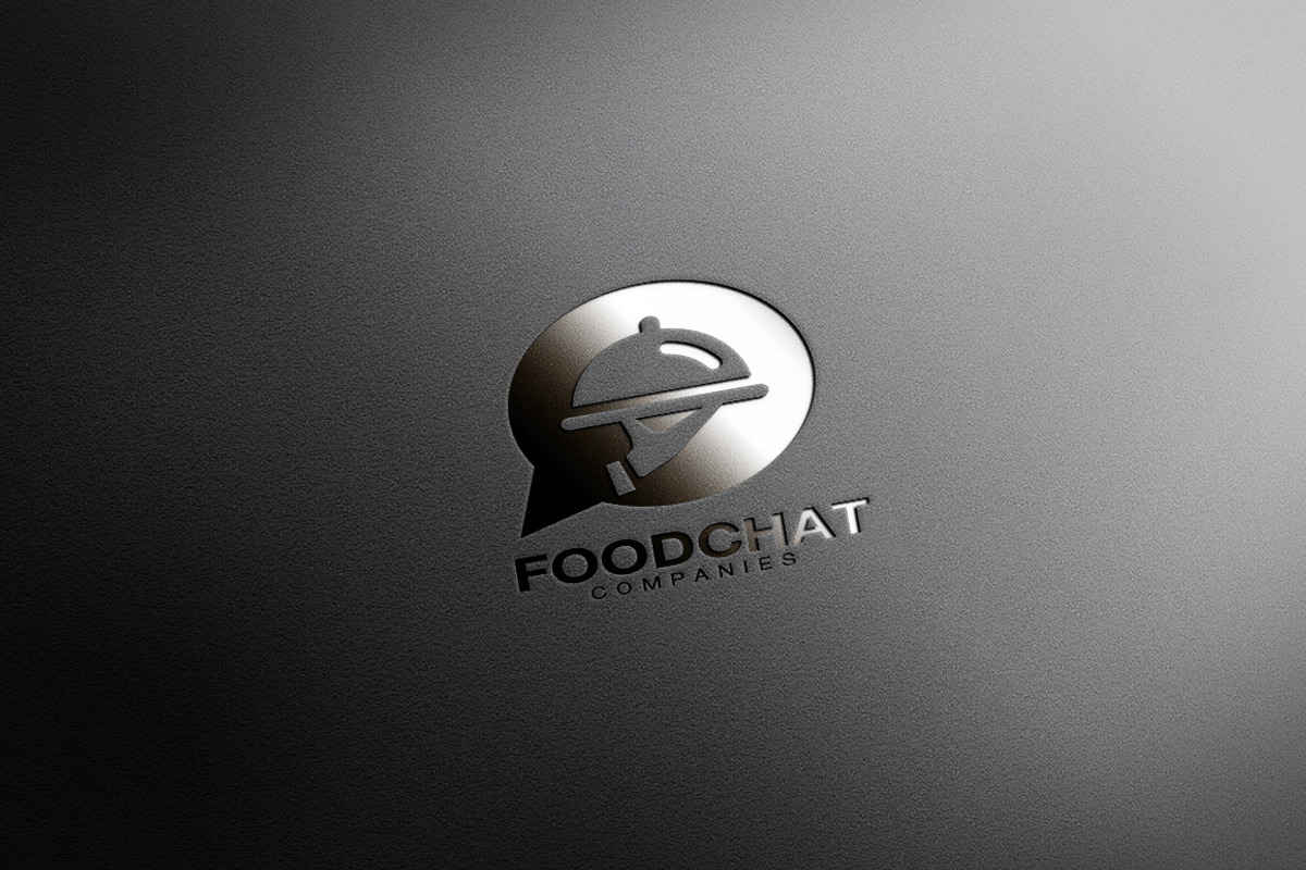 Food Chat Logo, a Branding & Logo Template by CAIRON CREATIVESTUDIO