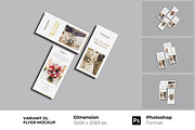 Variant DL Flyer Mockup | Creative Market