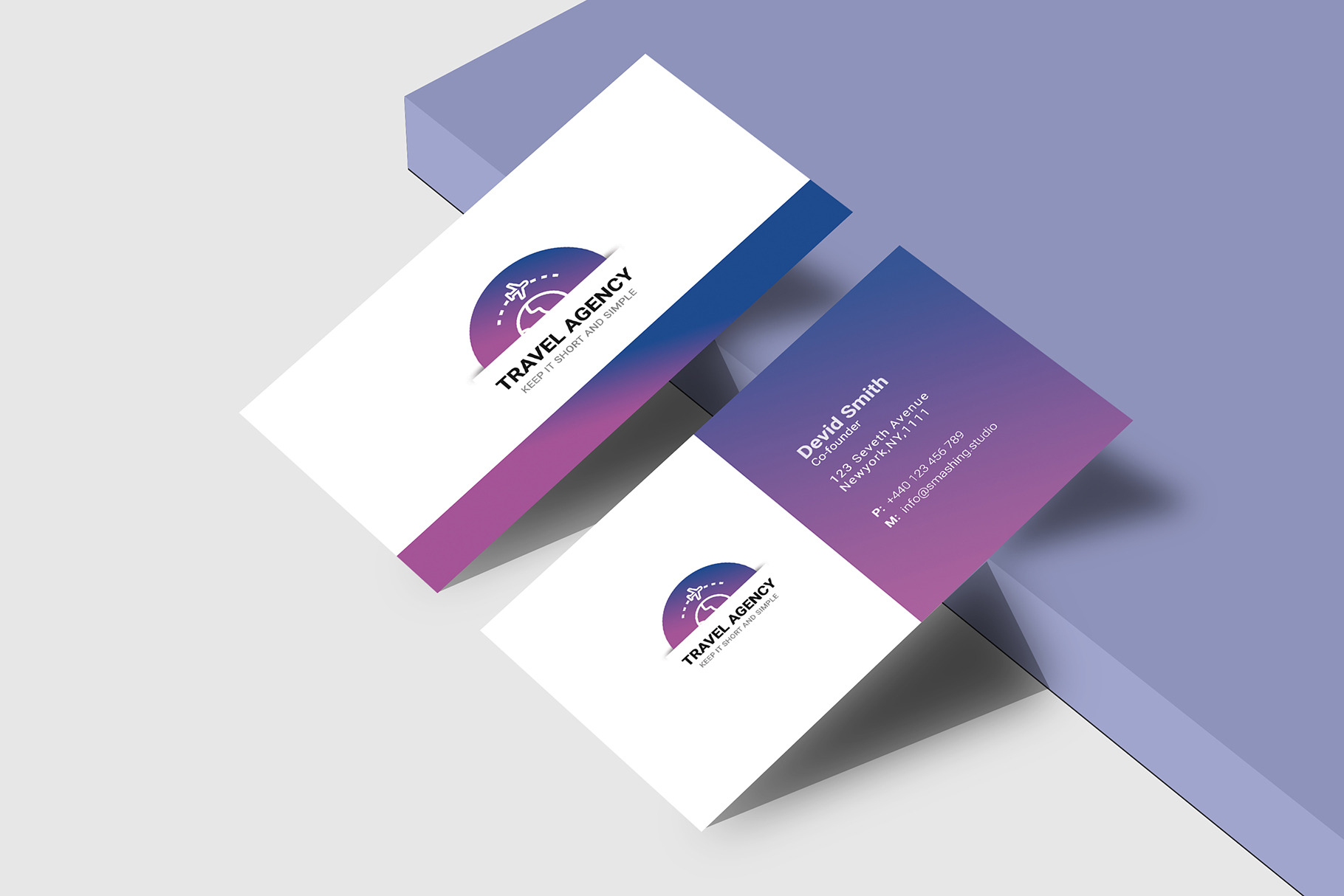 Business Card Template, a Business Card Template by Smashing_Studio