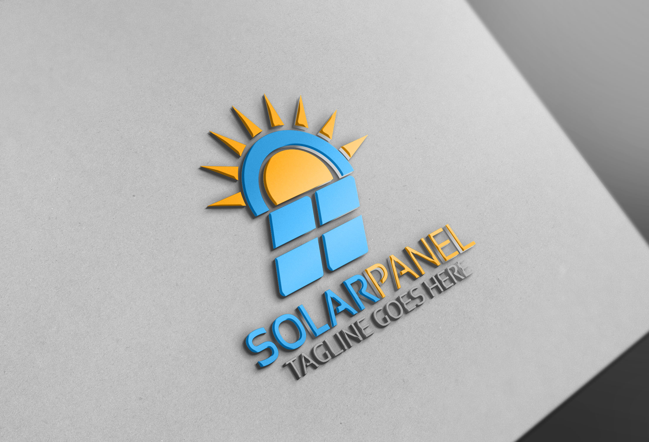 Solar Panel Logo, a Branding & Logo Template by Josuf Media