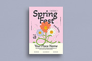 Spring Festival Event Flyer, a Flyer Template by Guuver
