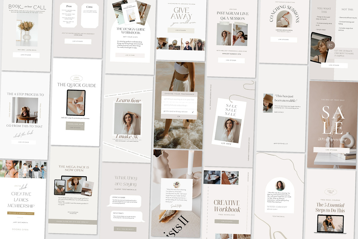 Instagram Promotional Canva Templates