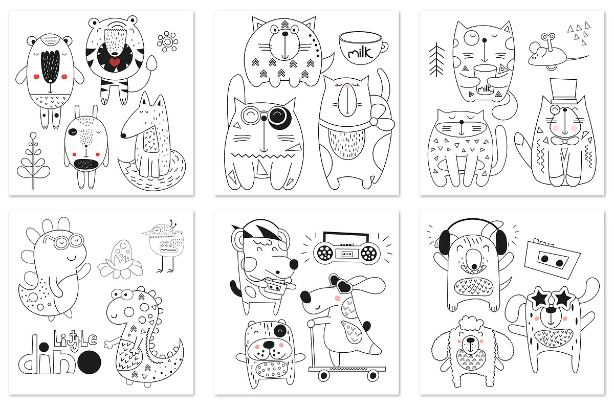 Activities for kids Mini games, an Education Illustration by Nursery Art