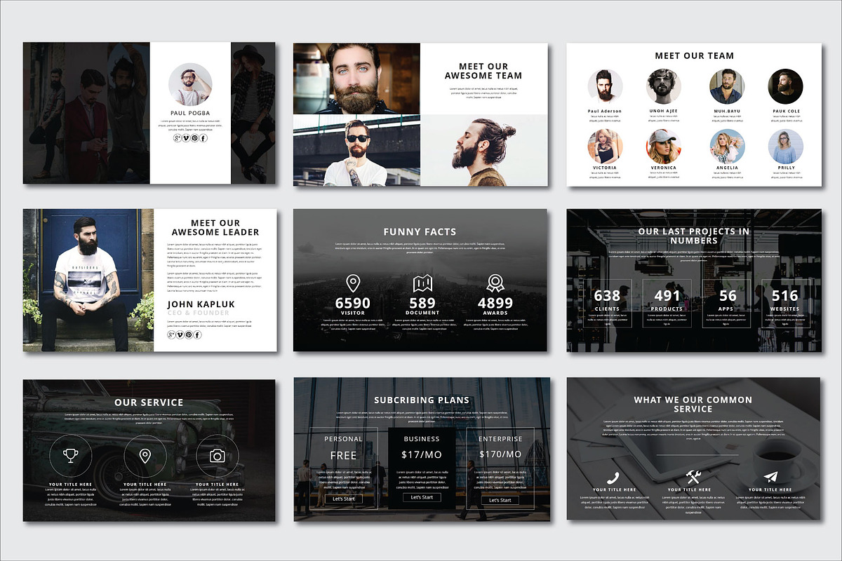 Showtime PowerPoint Template, a Presentation Template by Yo Slide