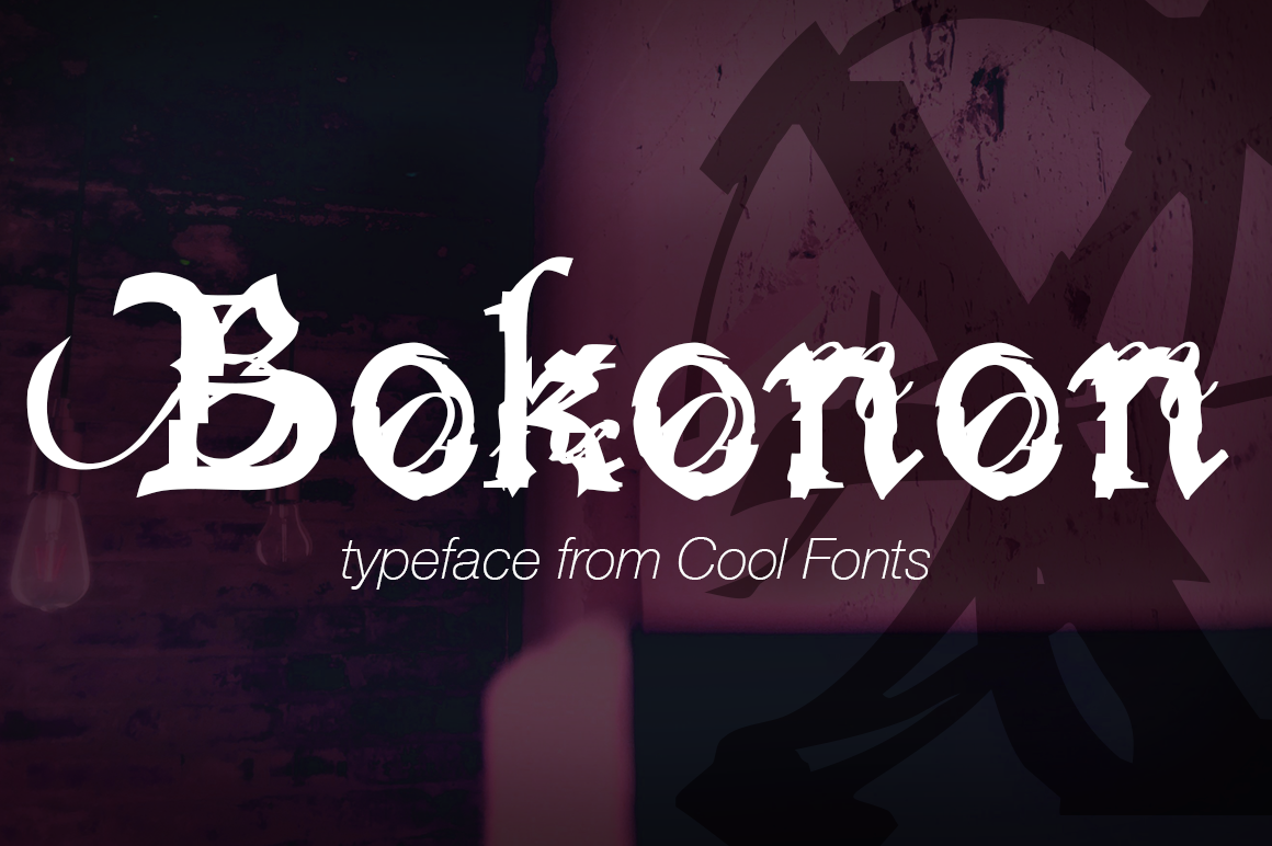 Bokonon, a Script Font by Cool Fonts