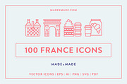 France Line Icons