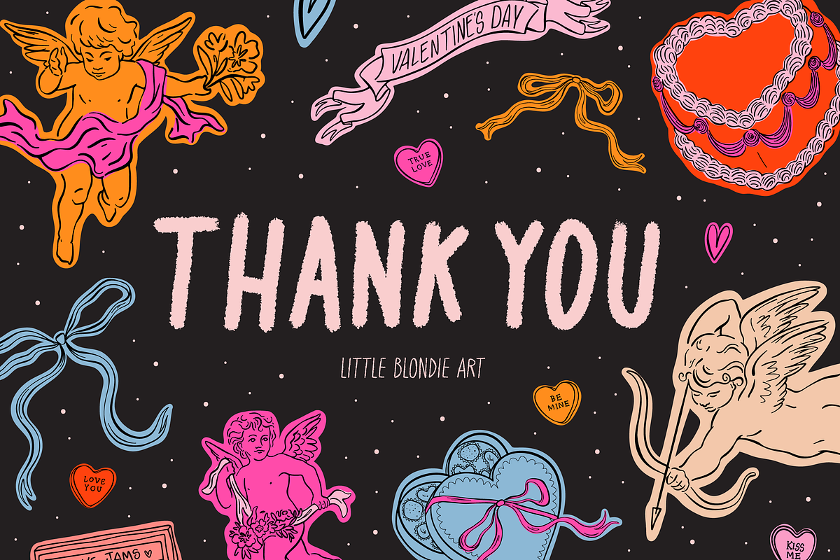 Valentine's Day Cupid Bundle, a Decorative Illustration by Little ...