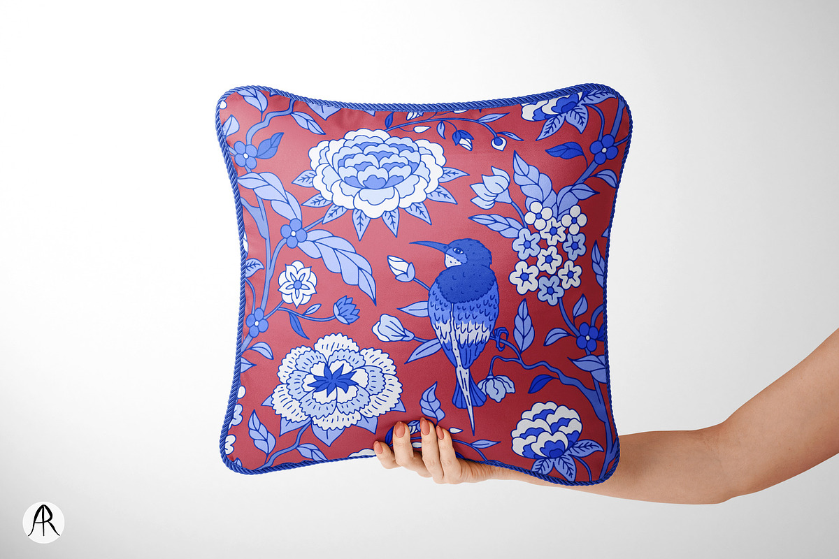 Chinoiserie Hand-Drawn Patterns