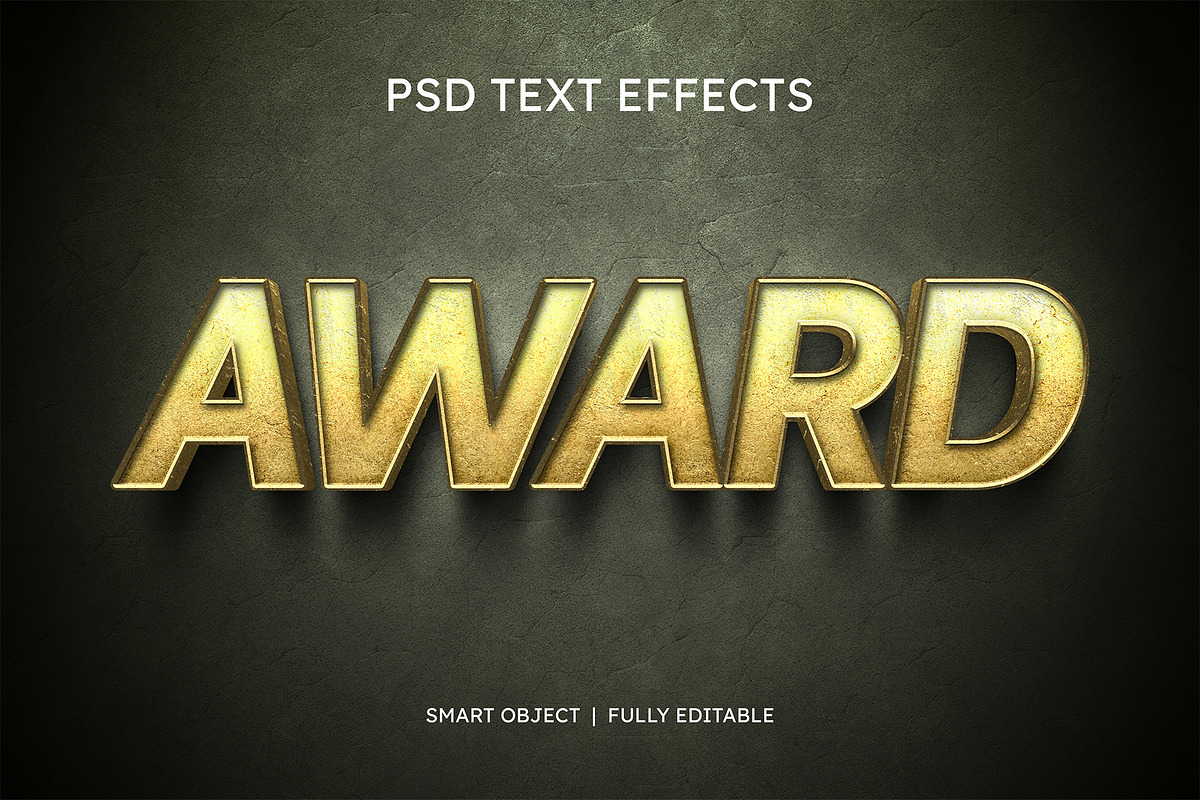 Award Text Effect Style PSD, a Layer Style Add-On by S_design