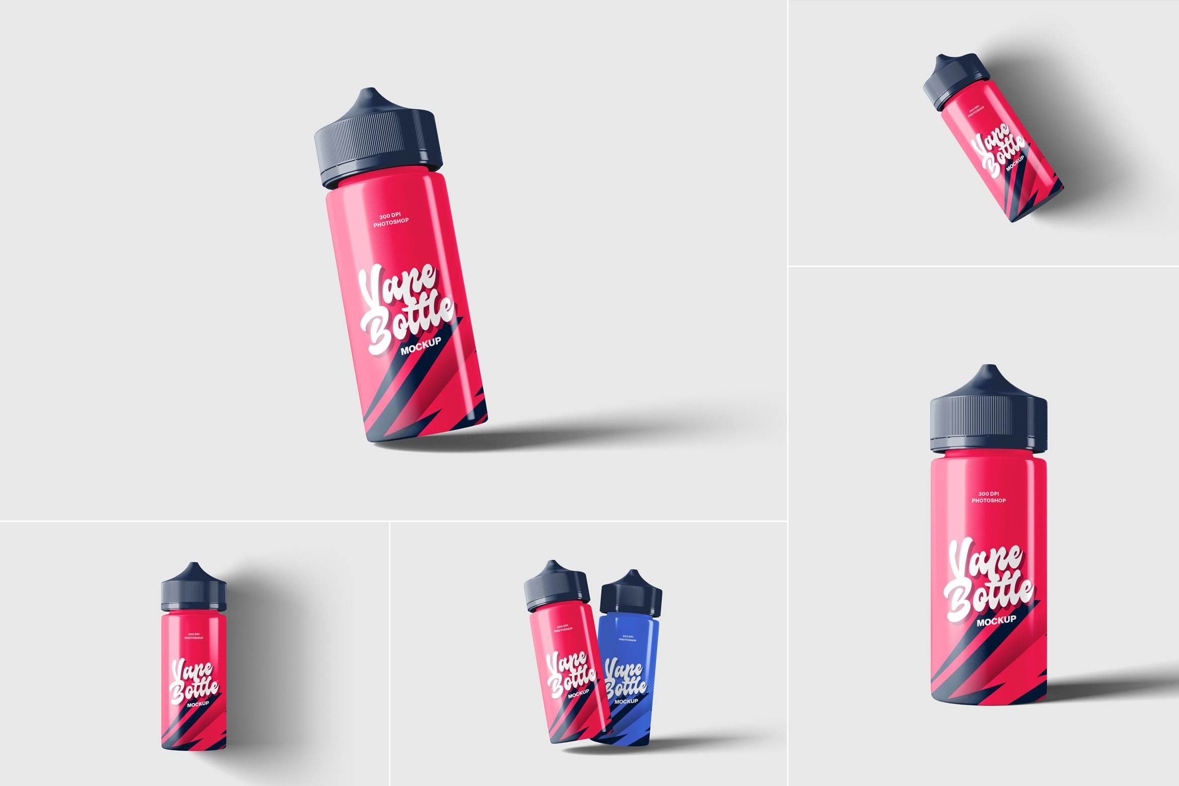 Vape Liquid Bottle Mockups, a Packaging Mockup by artimasa | Creative ...