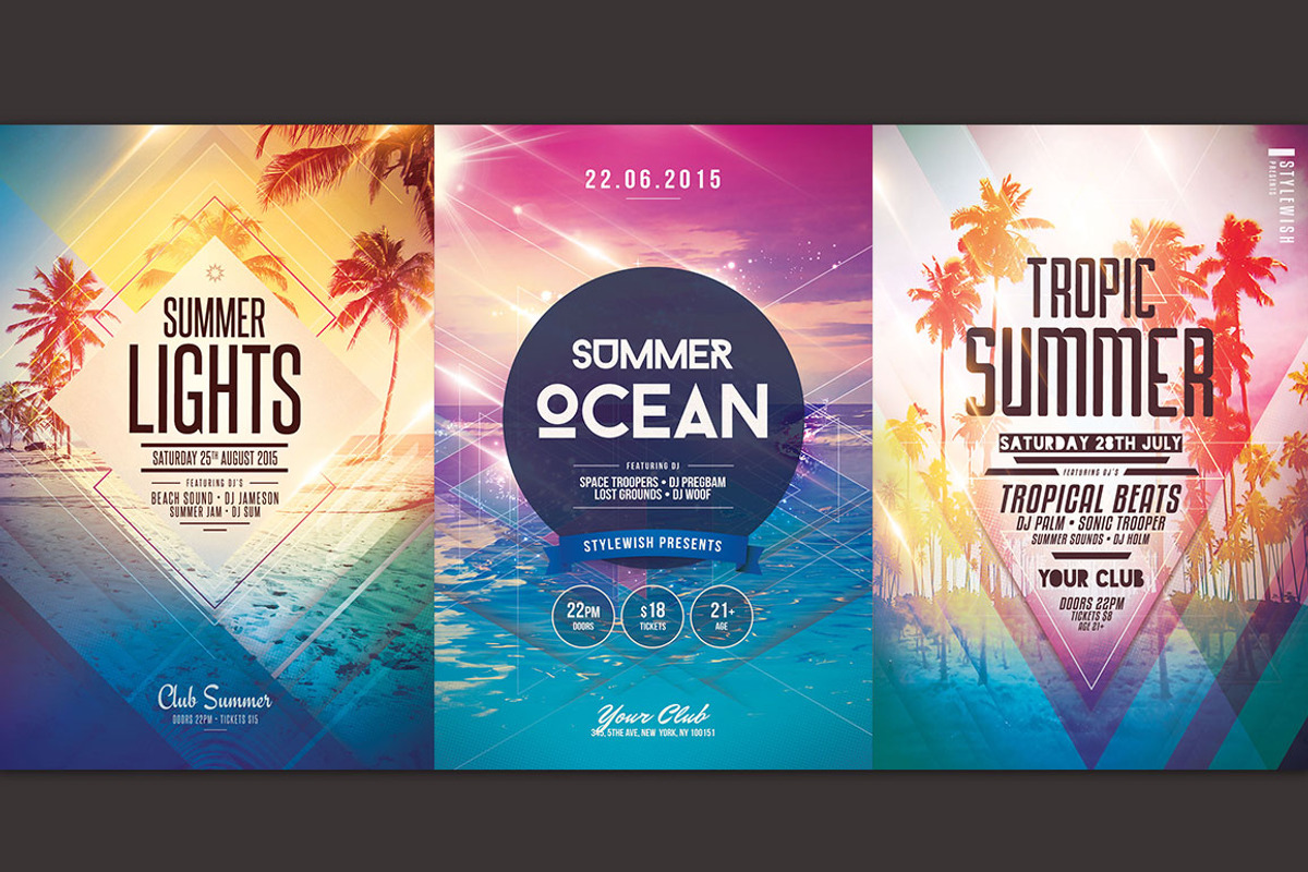 Ultimate Summer Flyer Bundle, a Flyer Template by styleWish