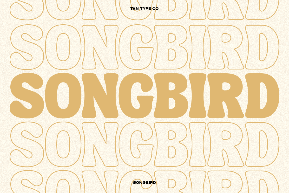 TAN - SONGBIRD, a Font by TanType