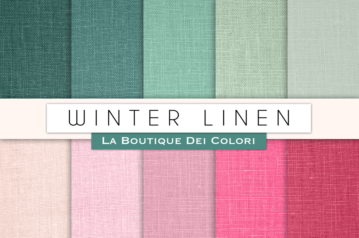 Winter Linen Digital Textures, a Texture Graphic by La Boutique dei Colori