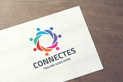 Connectes Logo | Branding & Logo Templates ~ Creative Market