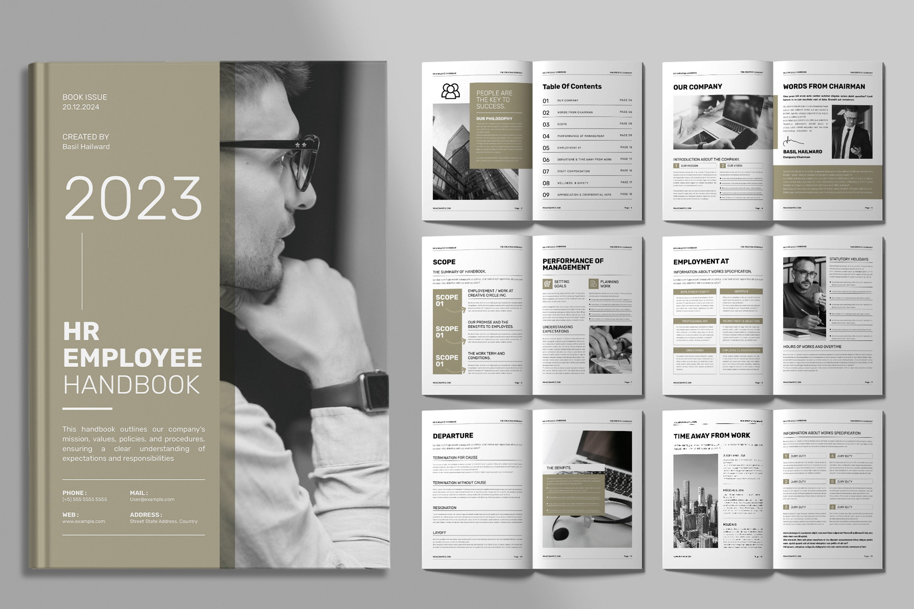 HR Employee Handbook Template