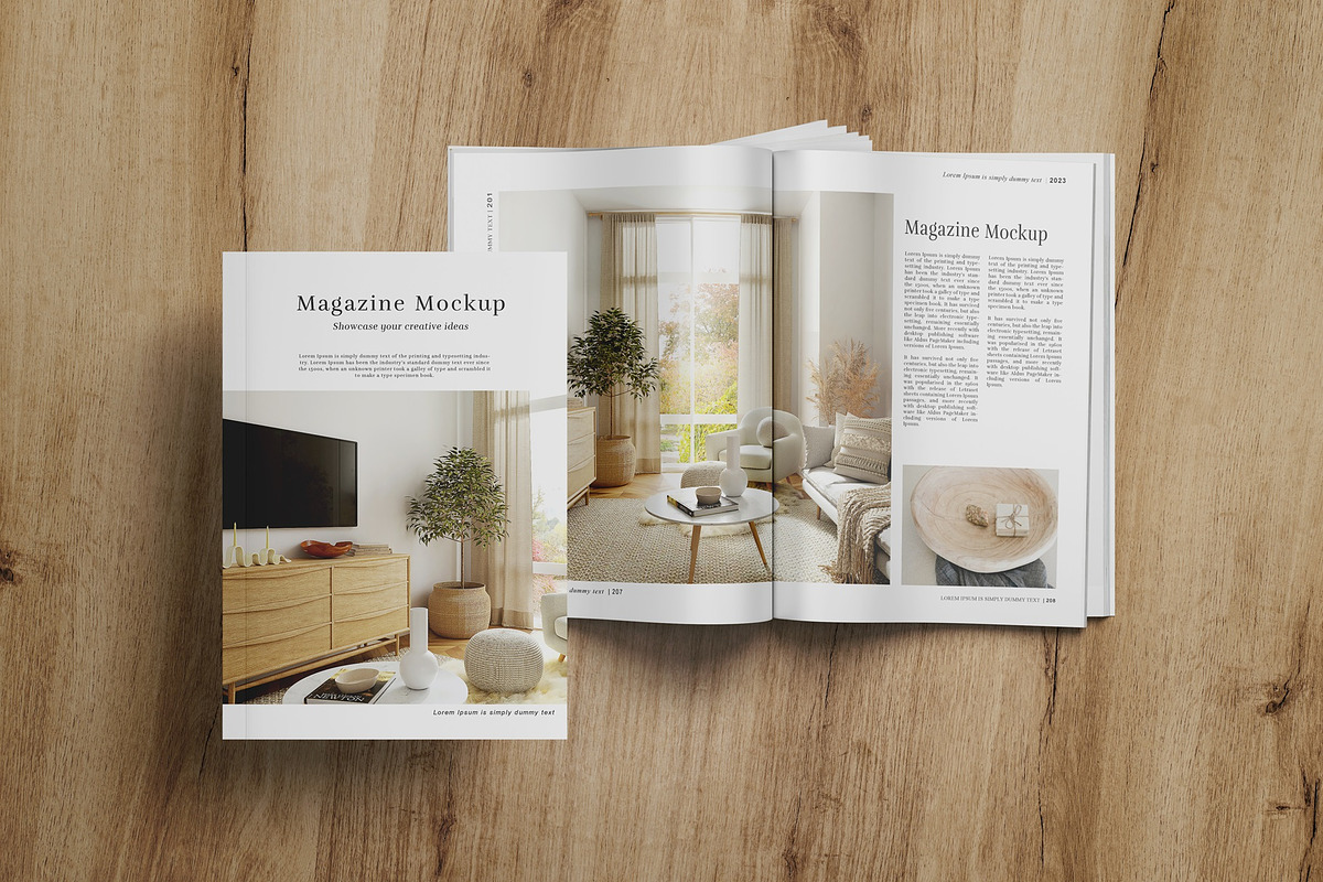 Magazine Mockup | Creative Market