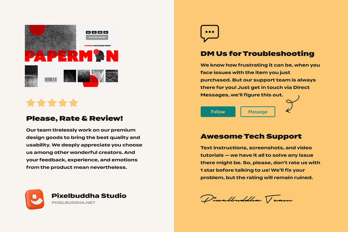 Paperman Halftone Textures, a Texture Graphic by pixelbuddha.net