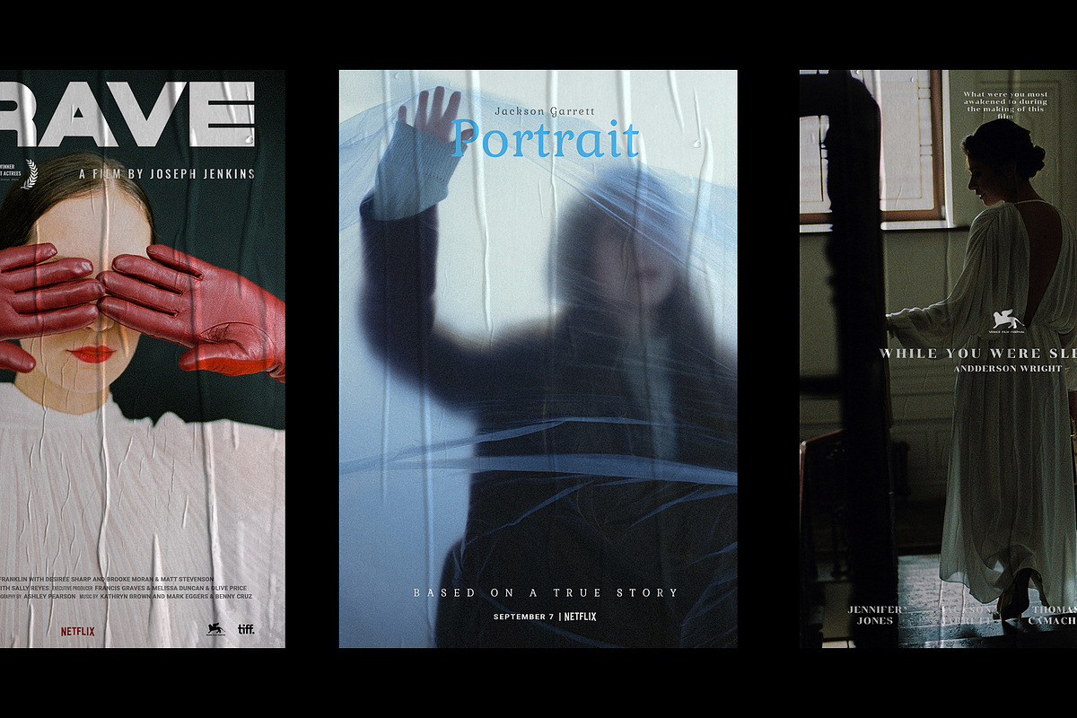 Movie Poster Templates, a Graphic by Studio Dusk