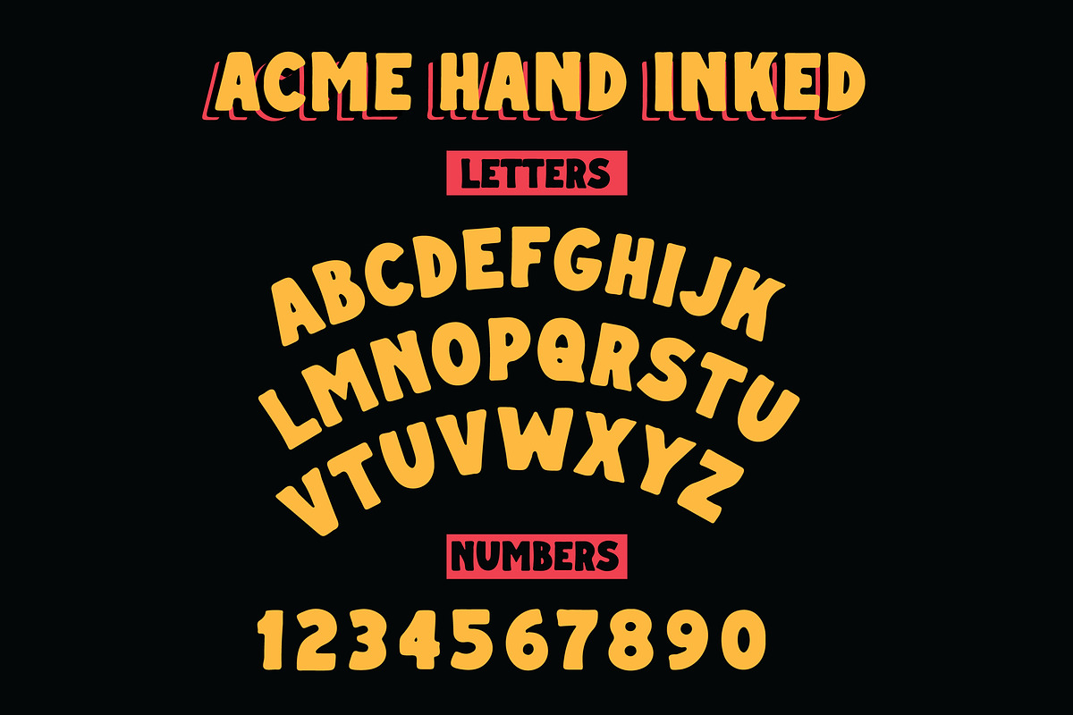 Acme Hand Font