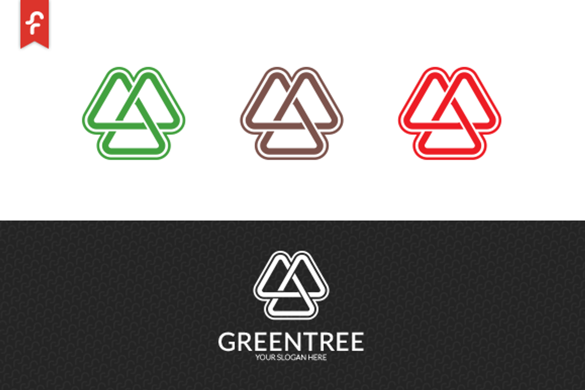 Green Tree Logo, a Branding & Logo Template by ft.studio