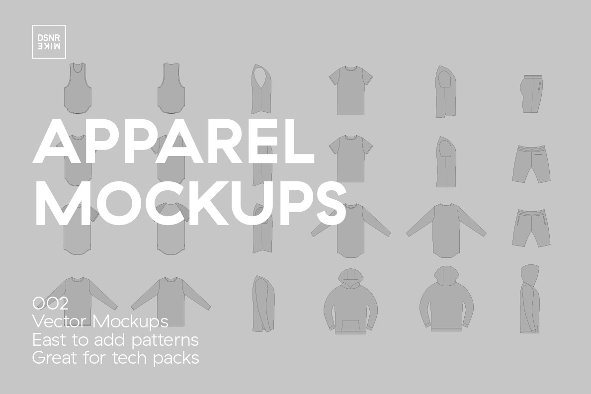 Apparel Tech Pack/Mockups, a Shirt Mockup by Swatch Supply | Creative ...