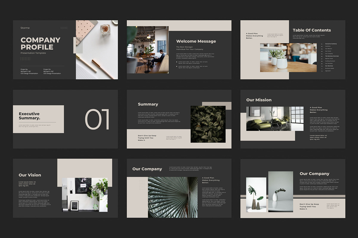 Company Profile Canva Template v2
