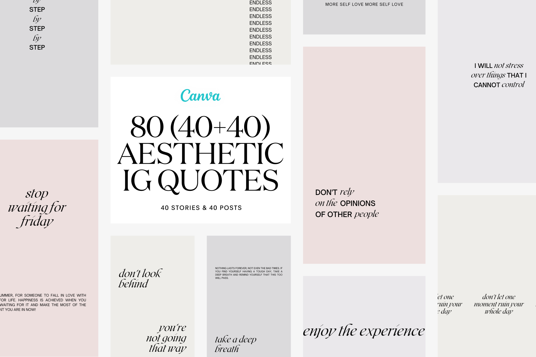 80 aesthetic Instagram post & stories