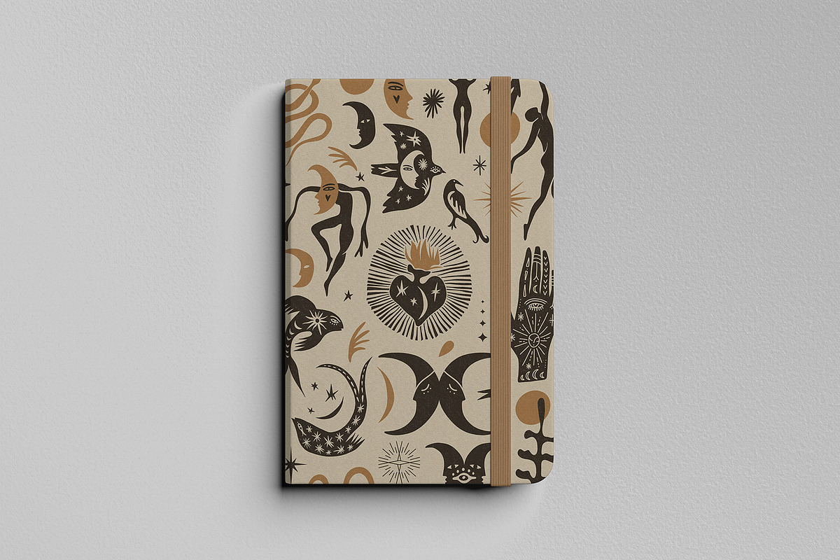 Moon Doodles Bundle, an Object Graphic by Annie Konst