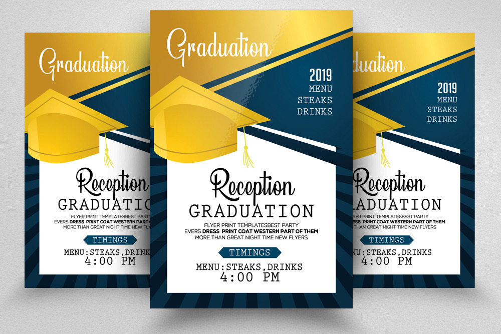 Graduation Flyer Template, a Flyer Template by Business Flyers