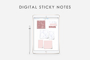 Digital Sticky Notes Pink Collection, an Object Graphic by DesignStudioTeti