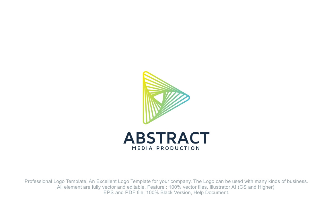 Abstract Media Production Logo, a Branding & Logo Template by ...