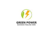 Green Power Logo Template, a Branding & Logo Template by Logo20