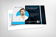 Business Expert Postcard Template, a Card Template by graphicforest