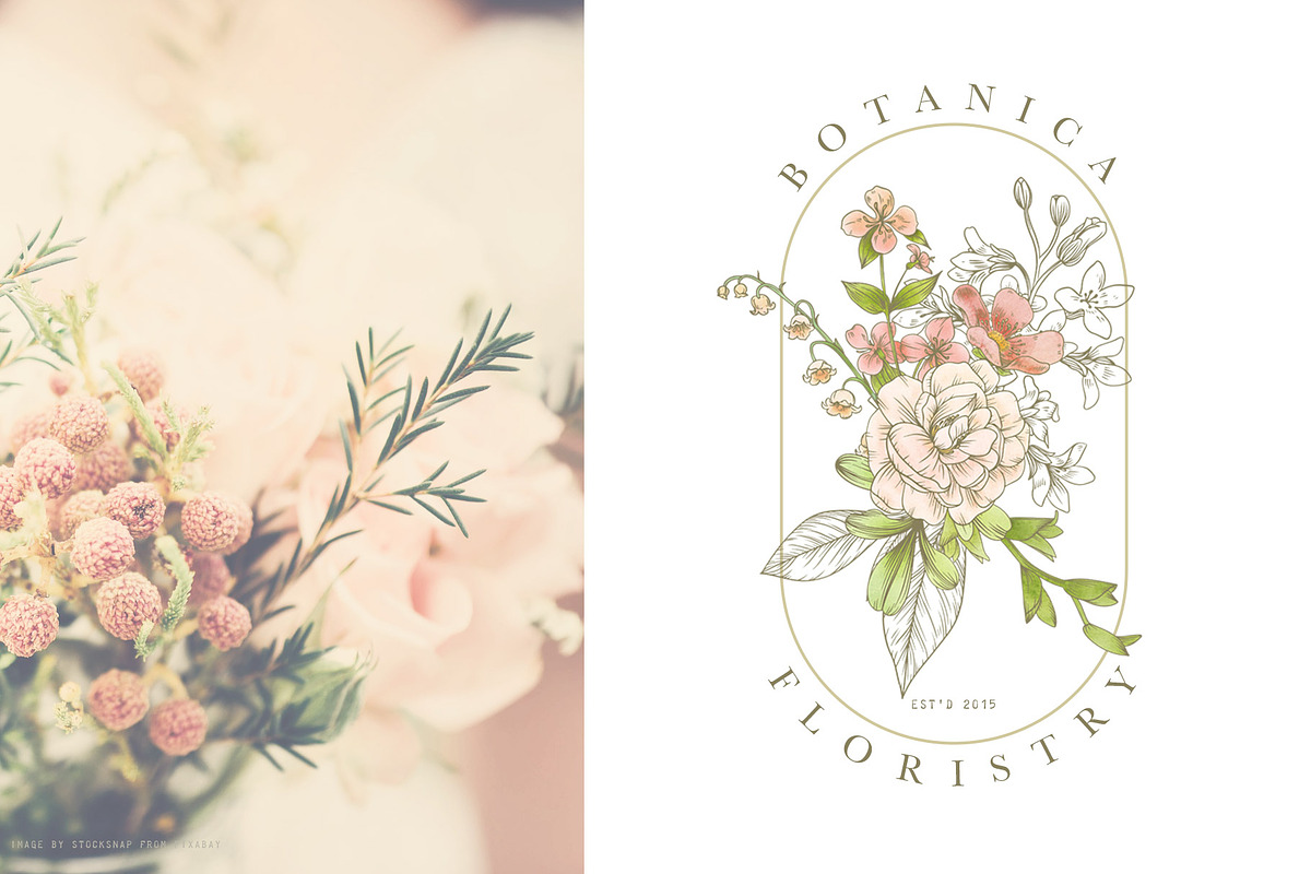 Harmony Botanical Floral Collection, an Illustration by Eclectic Anthology