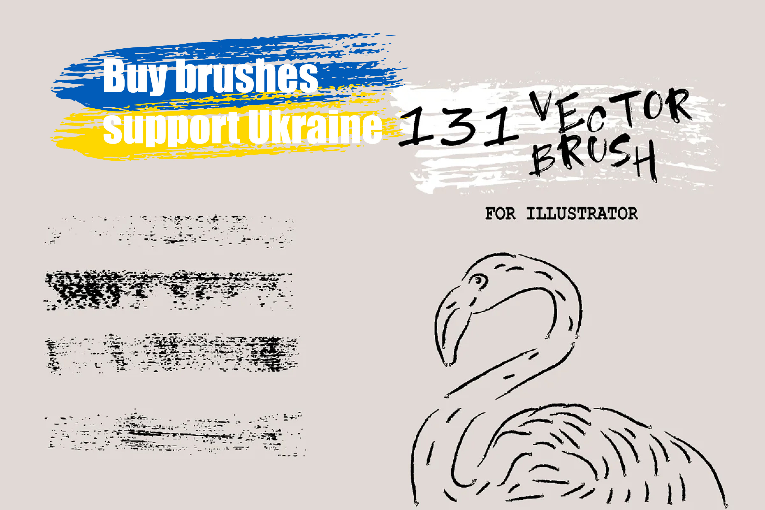 131 Stroke Brushes for Illustrator, a Brush Add-On by AnnaEshka