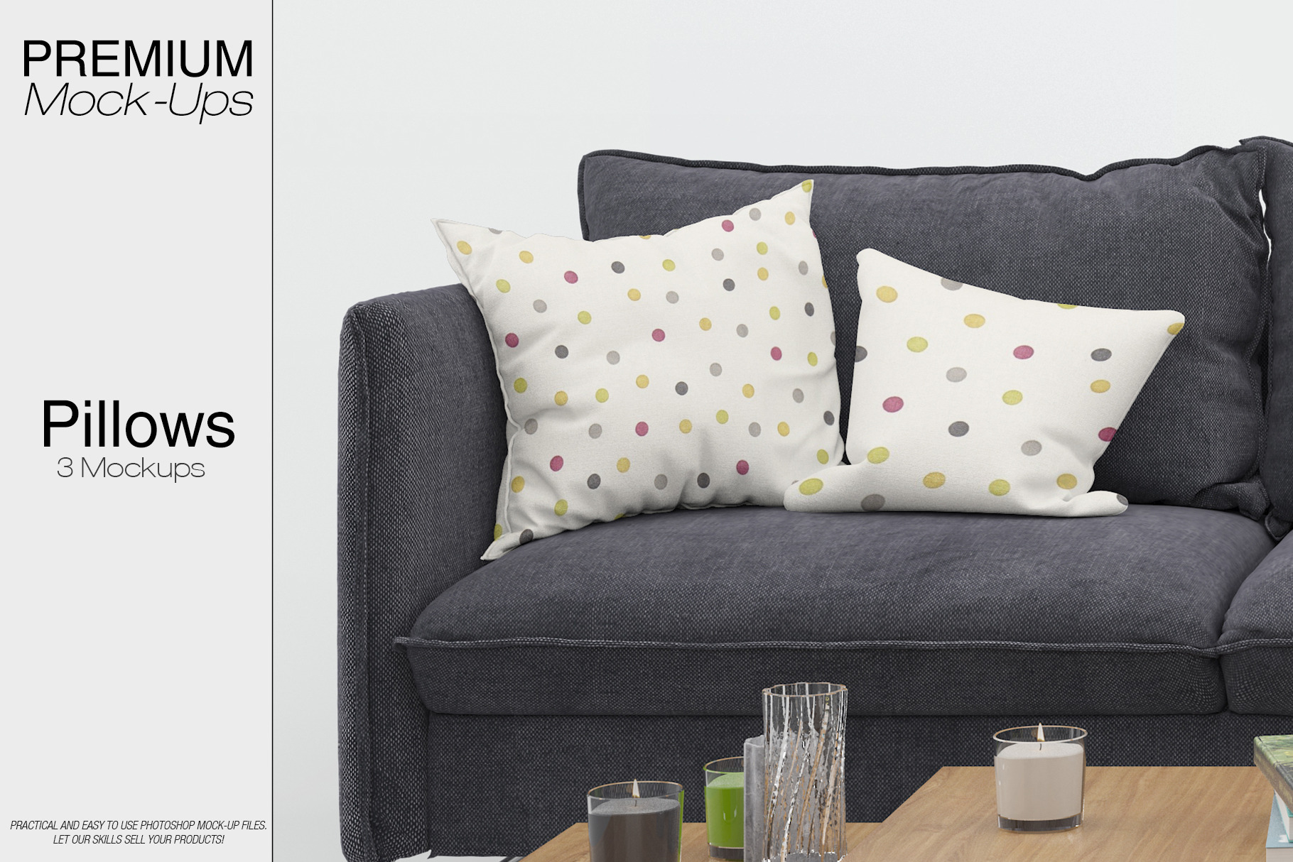 Pillow Mockups, an Advertising Mockup by mock-ups