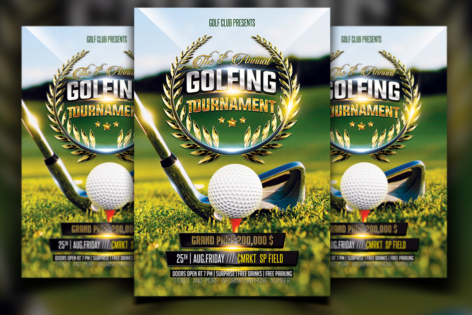 Golf Flyer | Flyer Templates ~ Creative Market