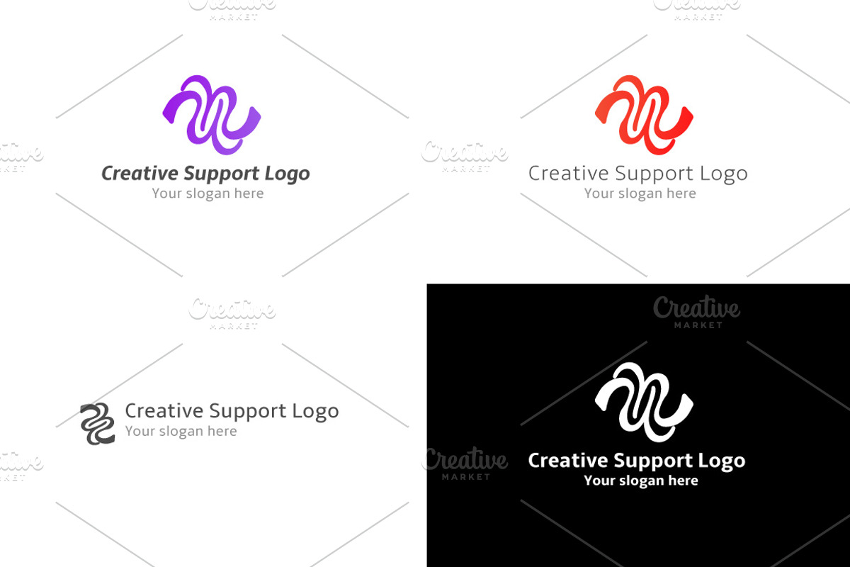 Creative Support Logo, a Branding & Logo Template by BdThemes