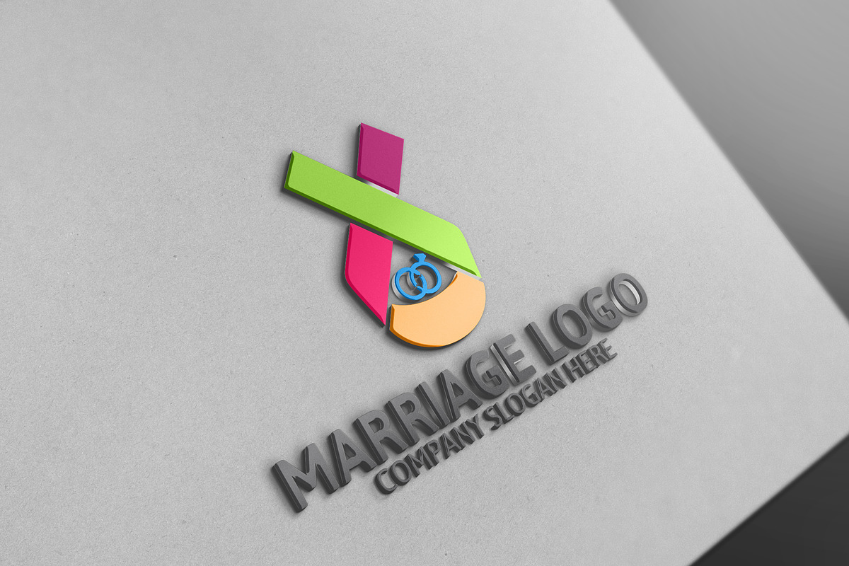 Marriage logo, a Branding & Logo Template by Josuf Media