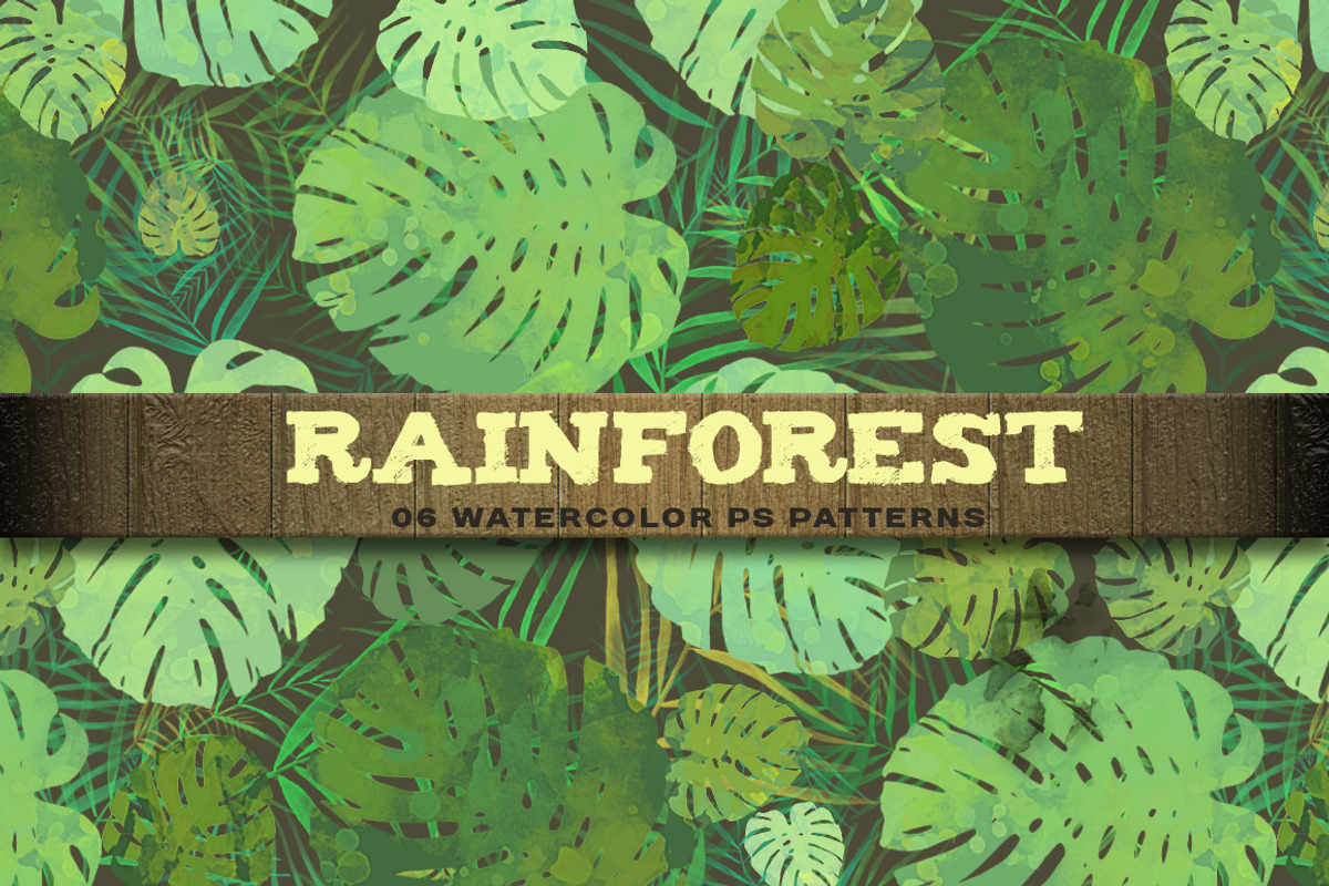 Rainforest, a Pattern Graphic by Digital Art Creations