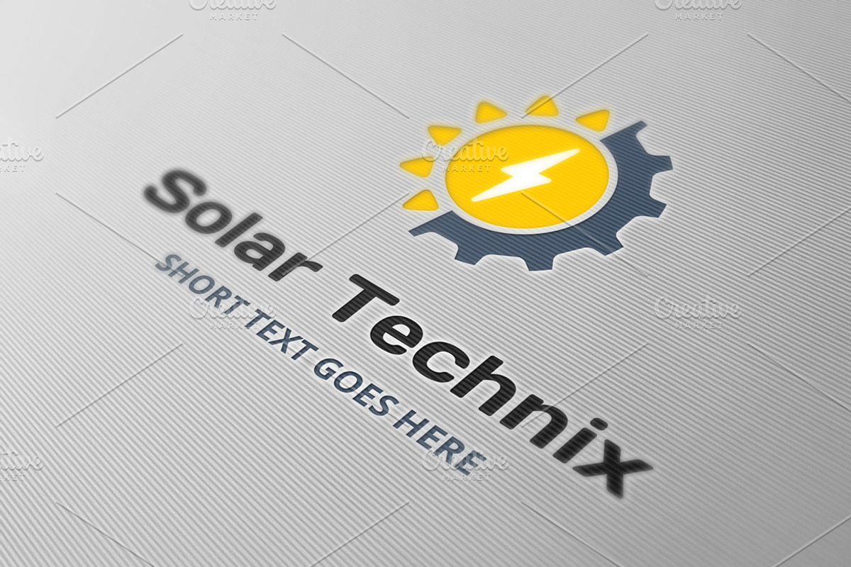 Solar Technology Logo, a Branding & Logo Template by Designoo ...